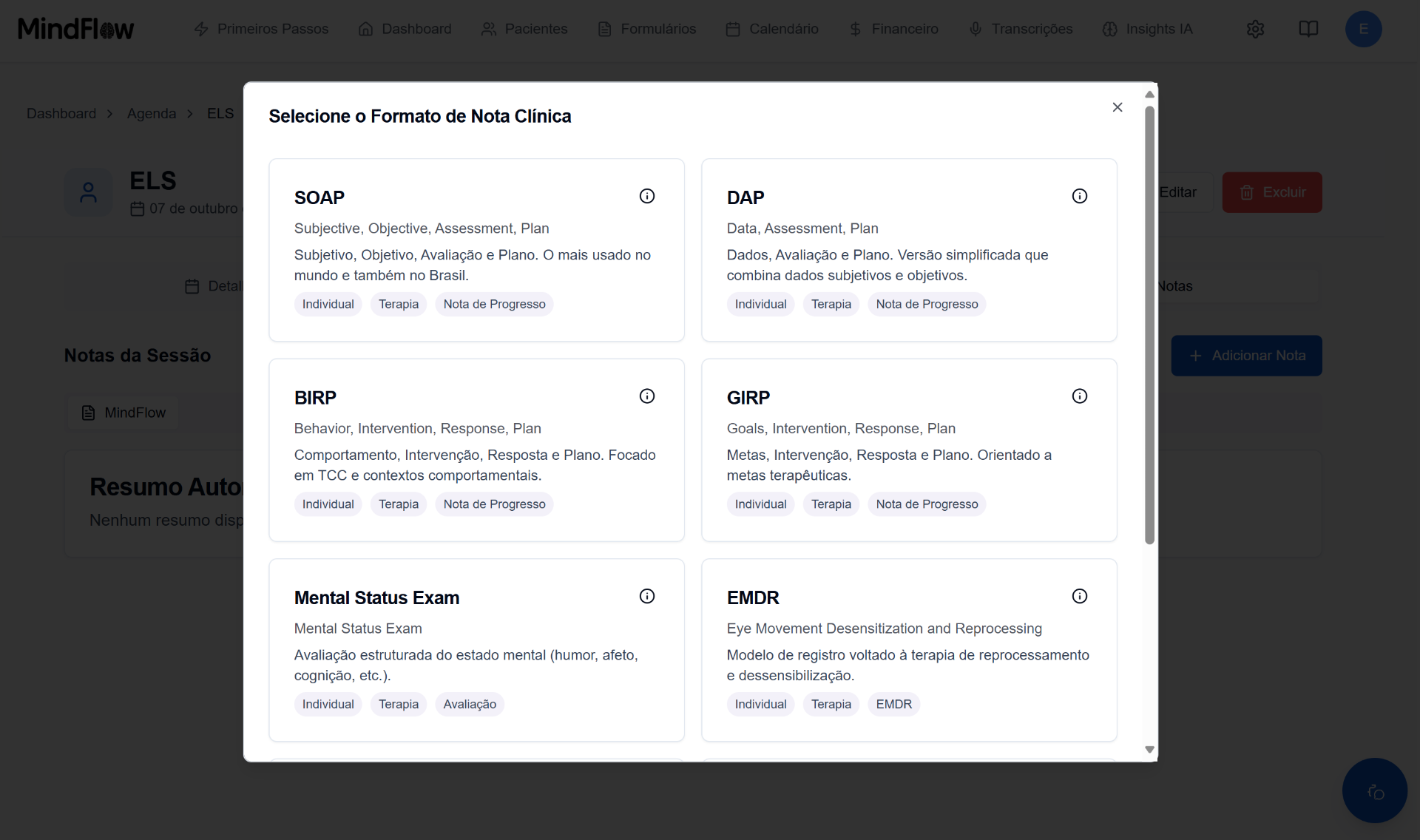 MindFlow - Plataforma para Psicólogos | Gestão Clínica Completa